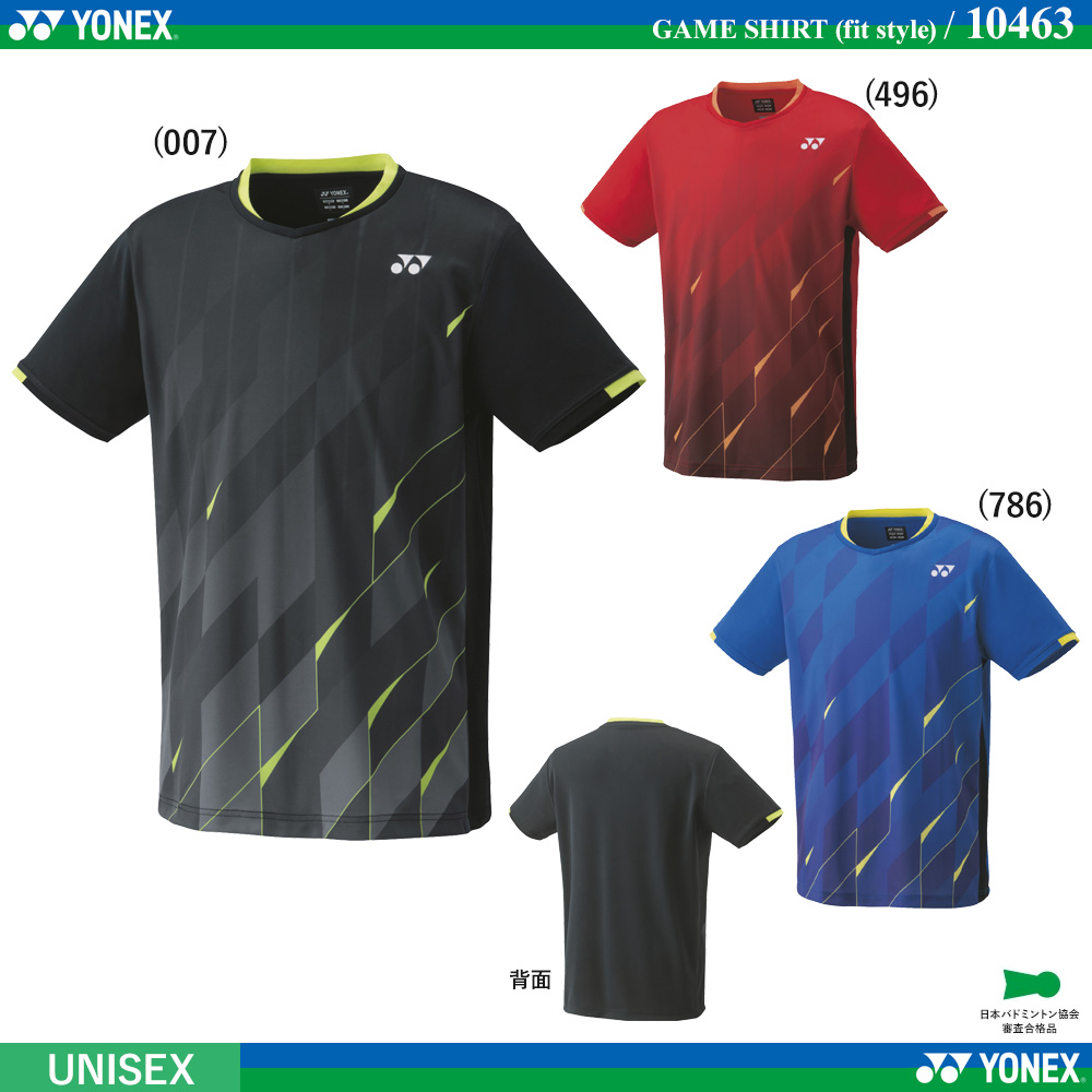 YONEX 10463 [UNI] ゲームシャツ(フィットスタイル) [2022SS] ソフトテニス専門店 ツイスト
